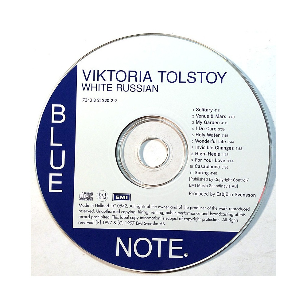 Tolstoy Viktoria White Russian - kanneton CD