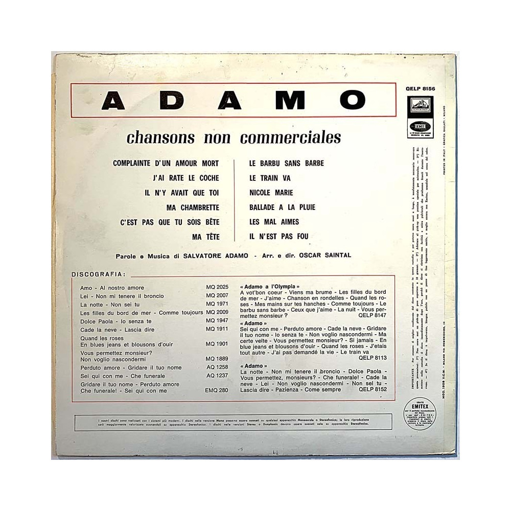 Adamo La Nuit