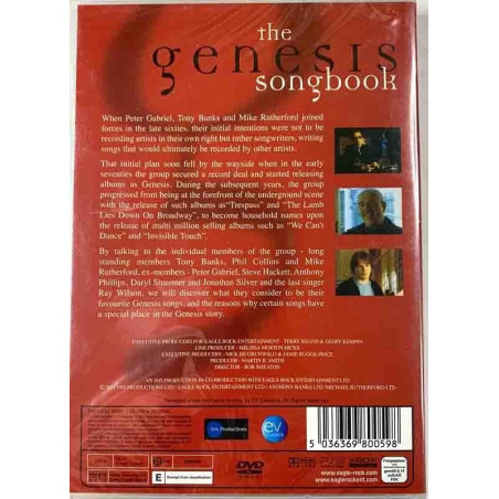 DVD - Genesis The Genesis songbook - DVD