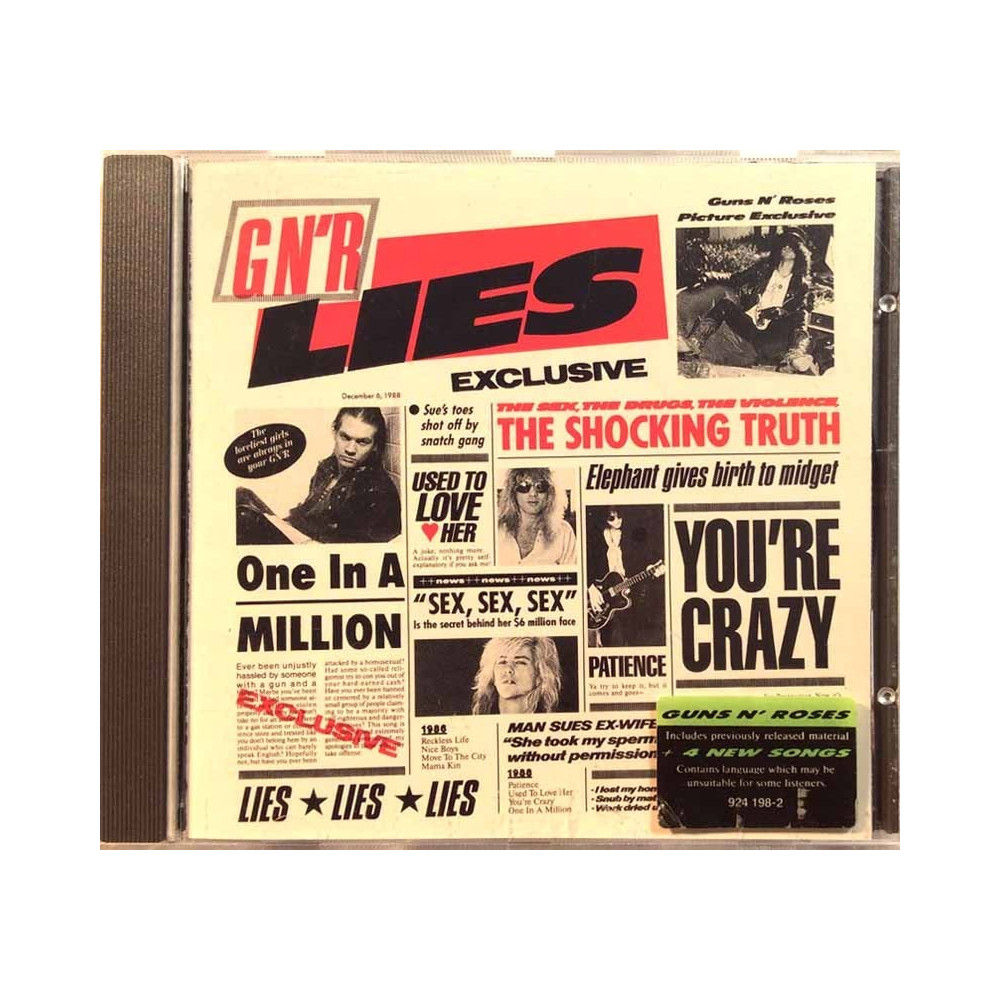 Guns N Roses G N R Lies CD guns-n-roses-g-n-r-lies-cd