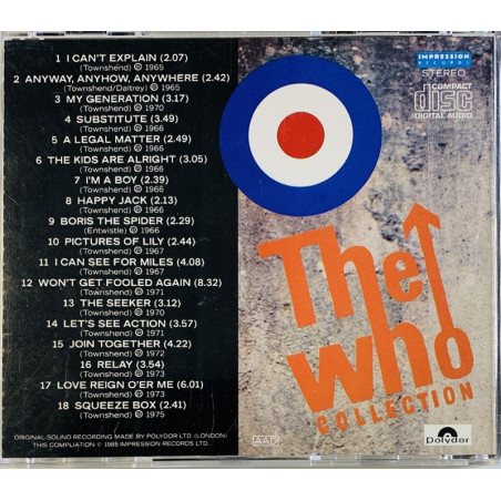 Who The Who collection volume one - CD-levy