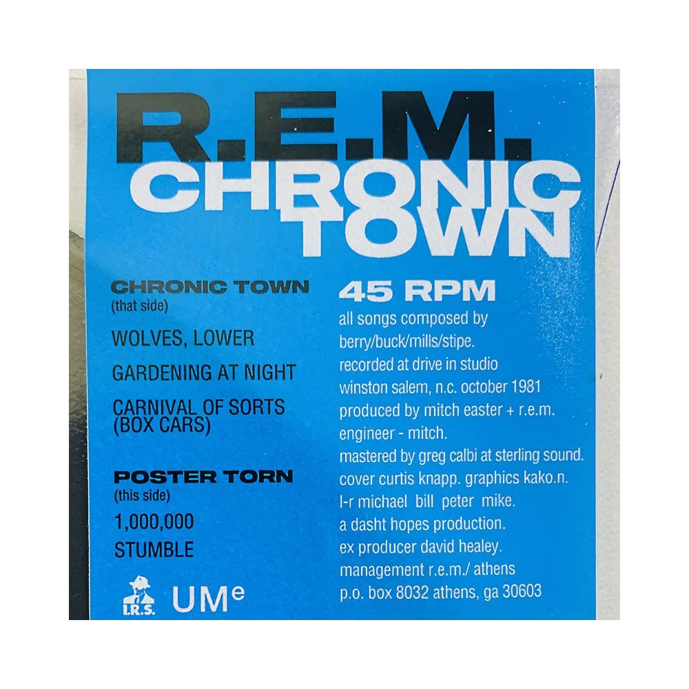 R.E.M. – Chronic Town Chronic Town - picture disc 12-inch maxi - vinyl LP