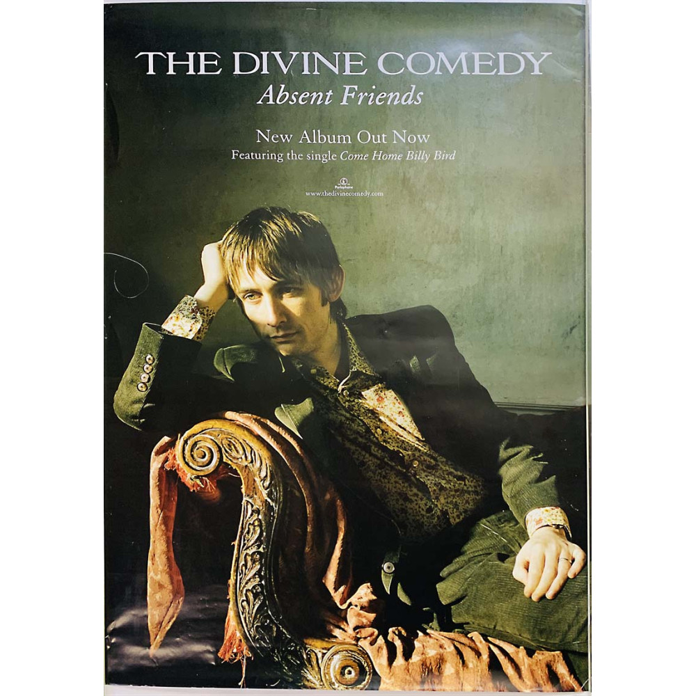Divine Comedy - Absent Friends Promo poster - 50cm x 70cm - poster