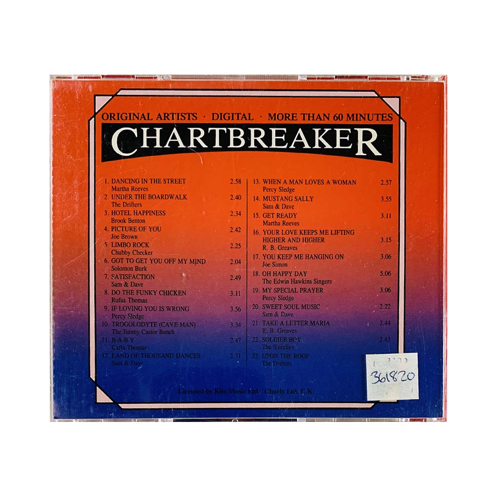 Martha Reeves, Percy Sledge ym. Chartbreaker -Soul - CD