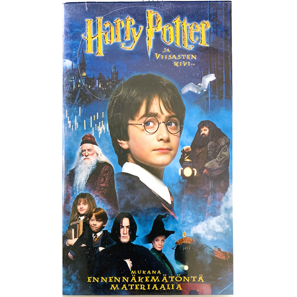 VHS elokuva Harry Potter ja Viisasten Kivi - VHS