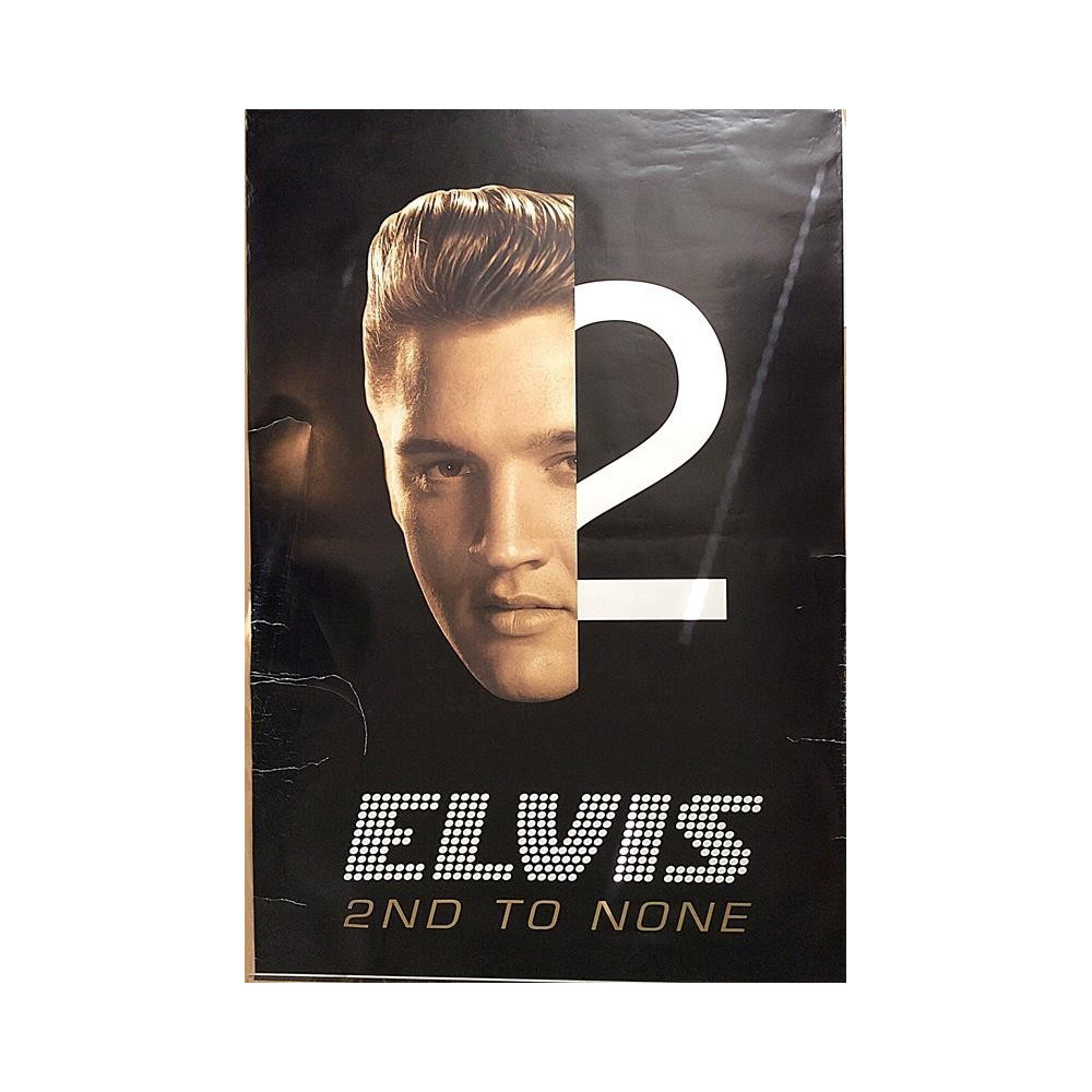Elvis: 2nd To None used original promo poster, year 2003
