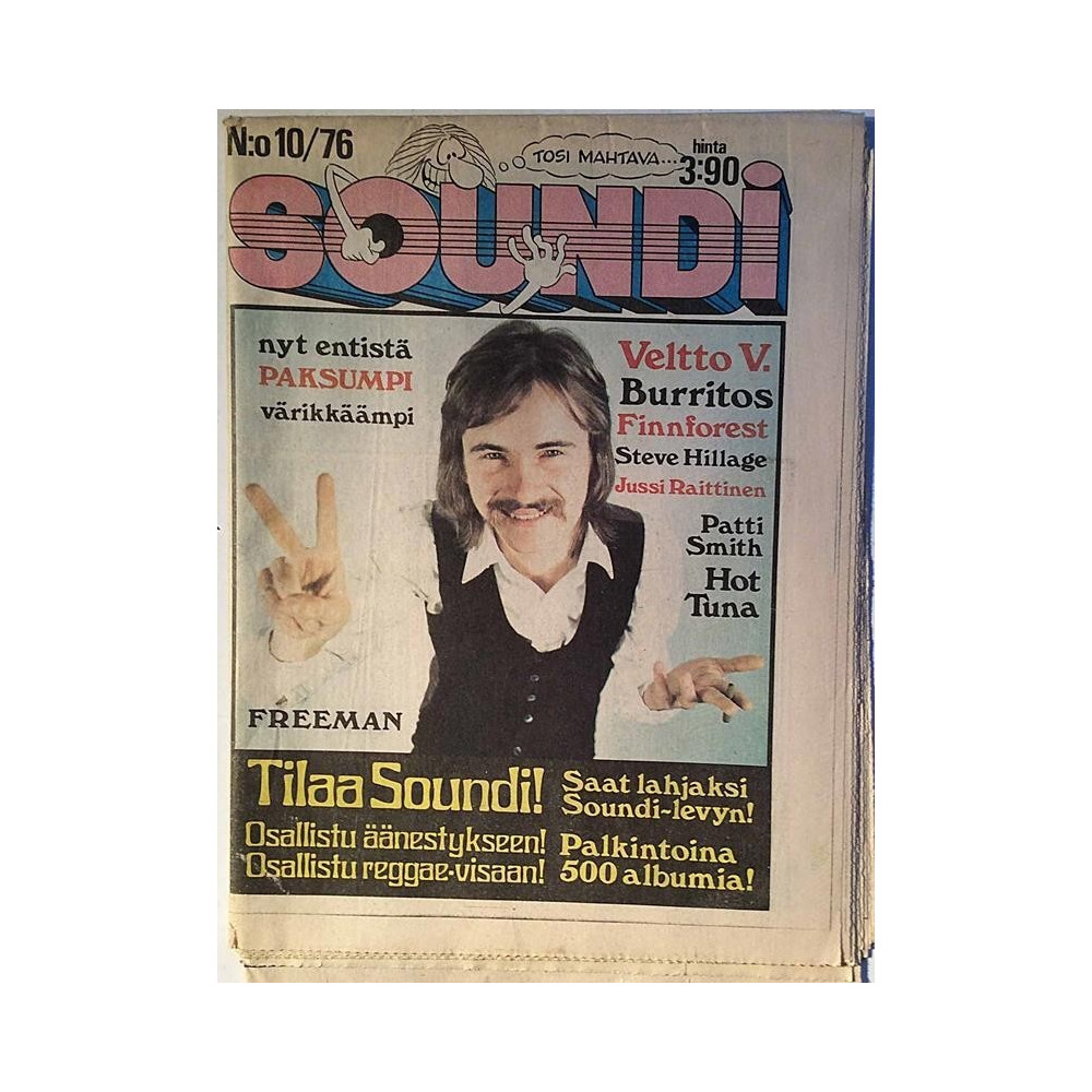 Soundi used magazine music, year 1976