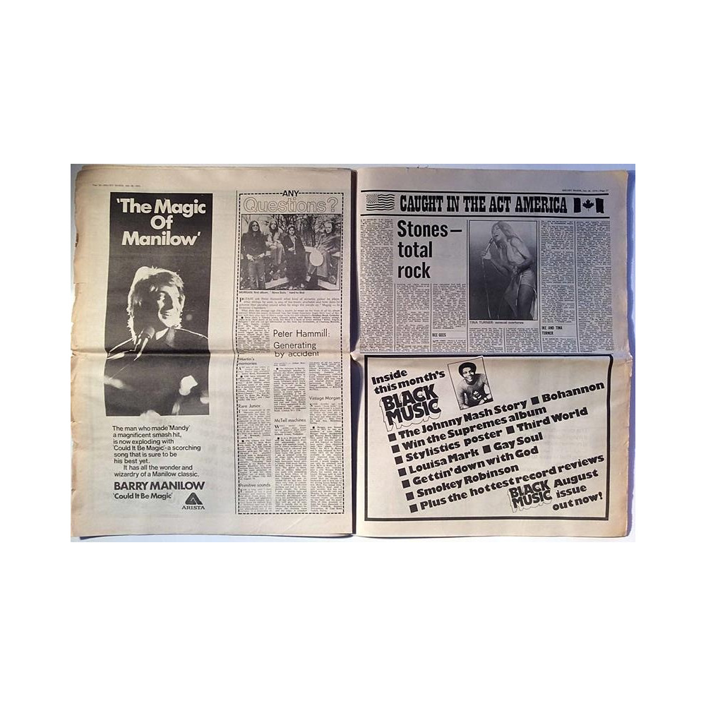 Melody Maker used magazine, year 1975