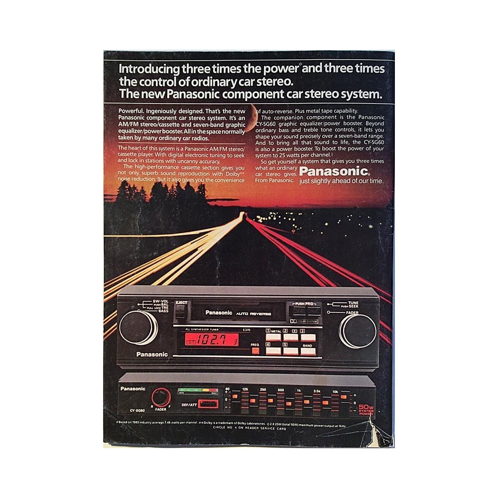 Stereo Review used magazine, year 1985