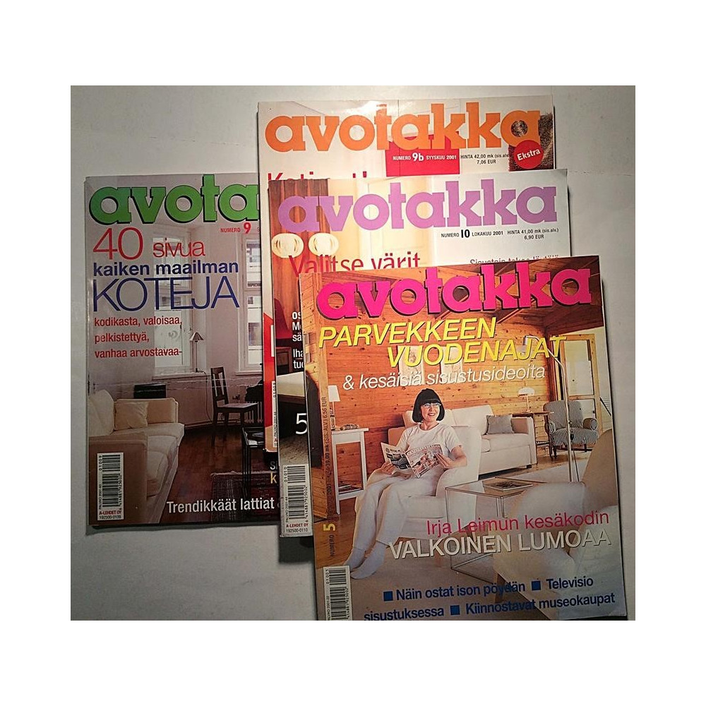 Avotakka 4 numeroa used magazine, year 2001