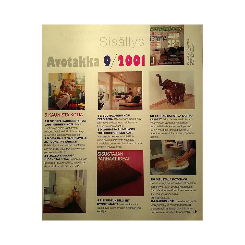 Avotakka 4 numeroa used magazine, year 2001
