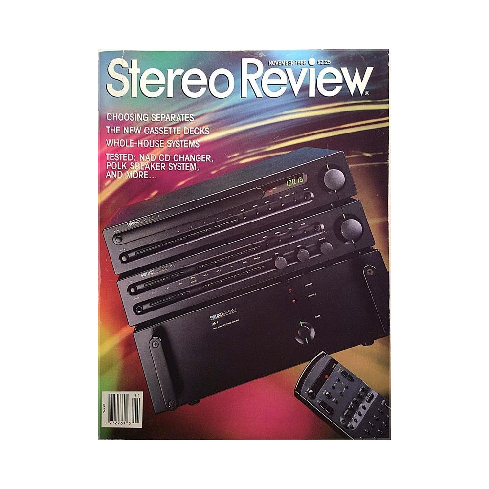 Stereo Review used magazine audio hi-fi, year 1988