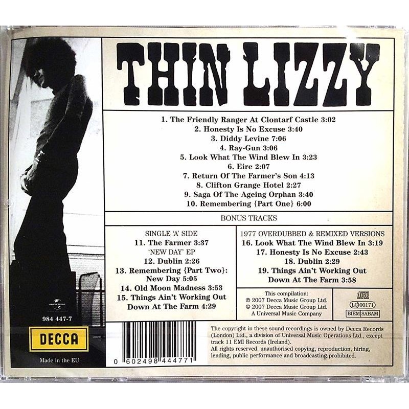 Thin Lizzy CD, year 1971