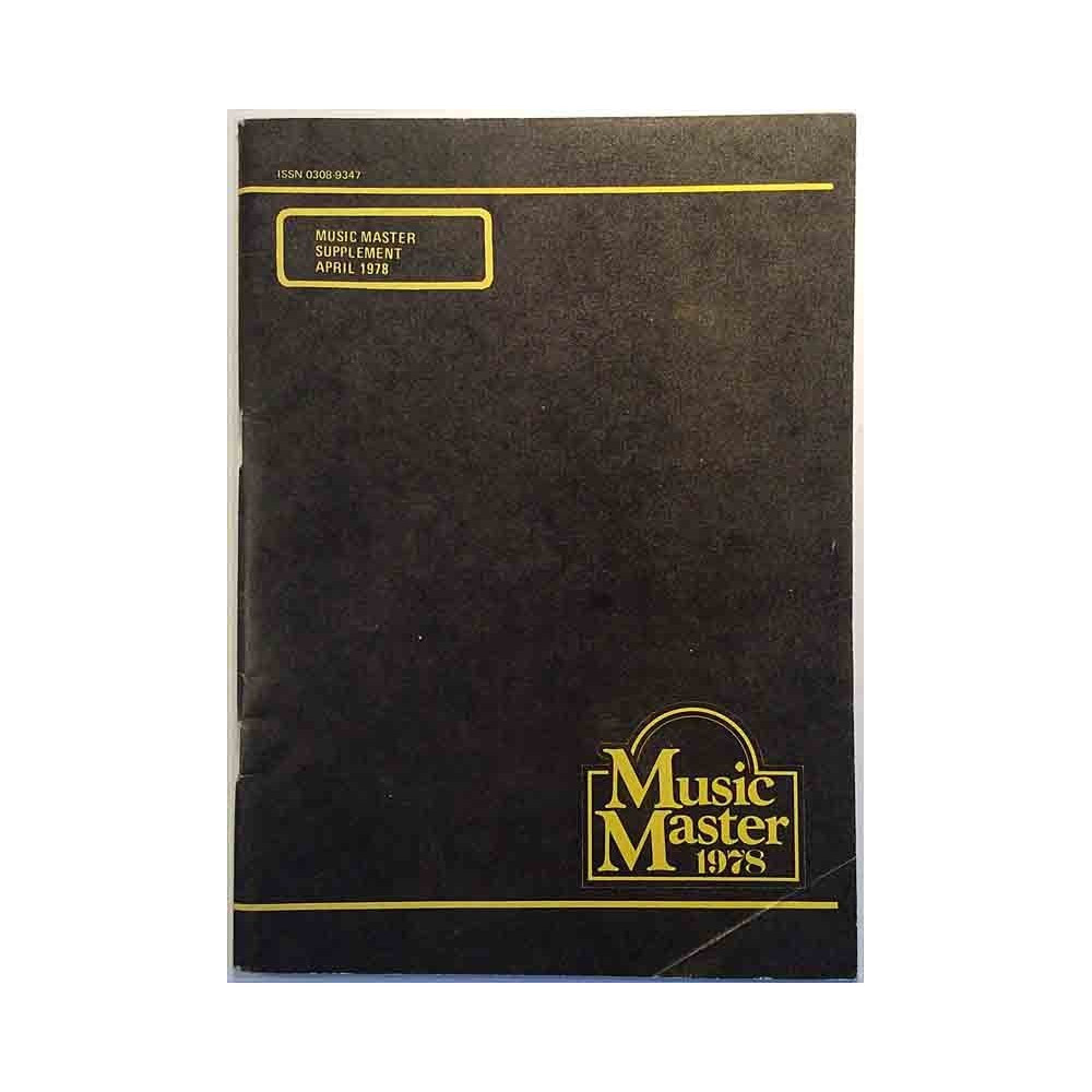 Music Master used magazine, year 1978