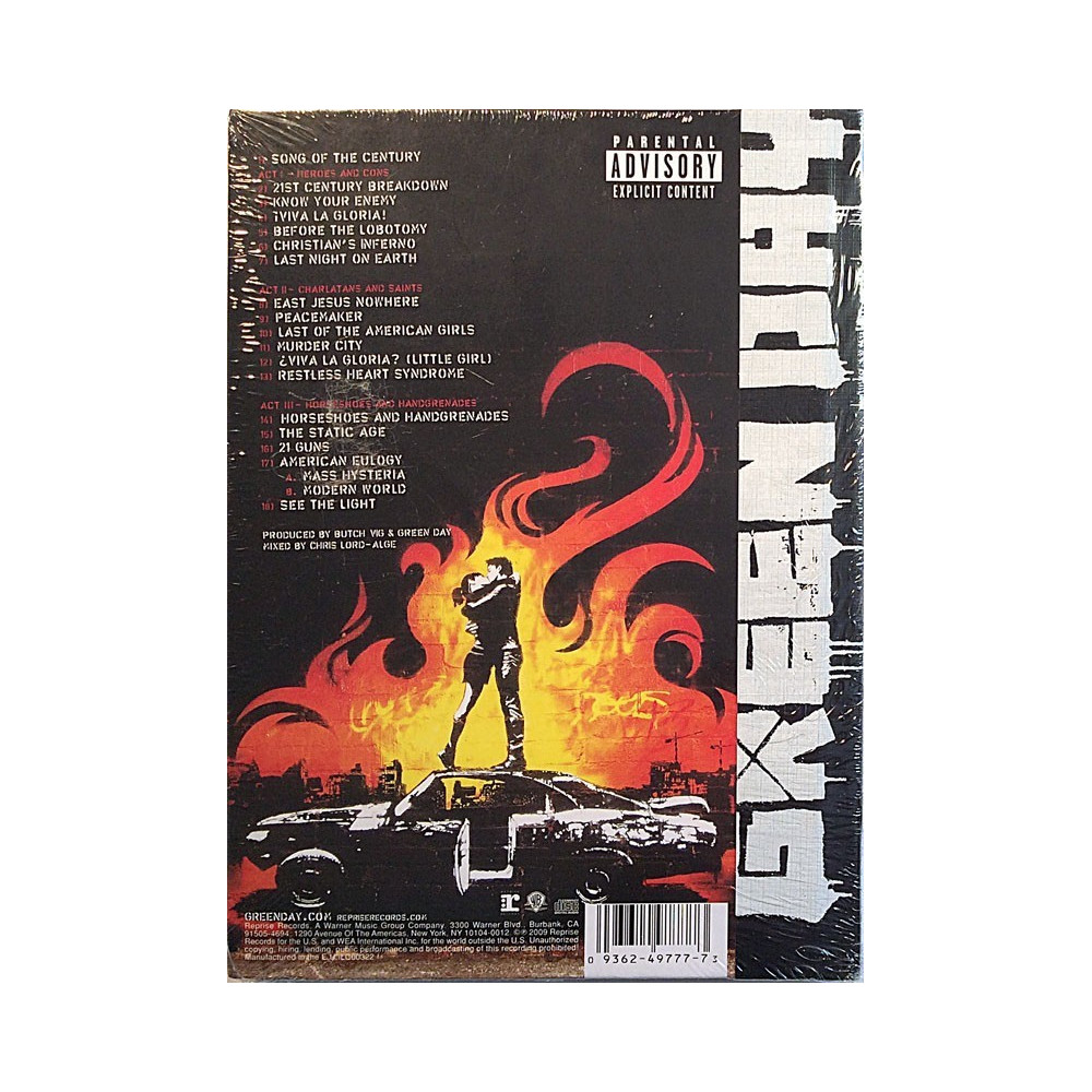 Green Day 21st Century Breakdown Album Cover