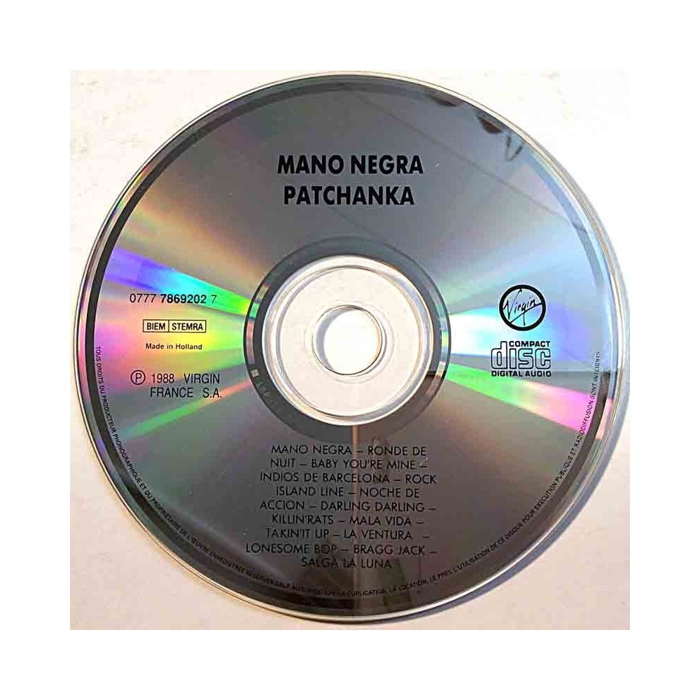 Mano Negra Patchanka Kanneton CD Mano Negra Patchanka Kanneton CD