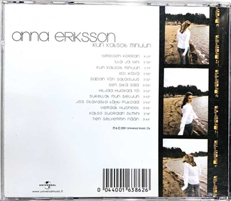 Eriksson Anna Kun Katsoit Minuun - Käytetty CD