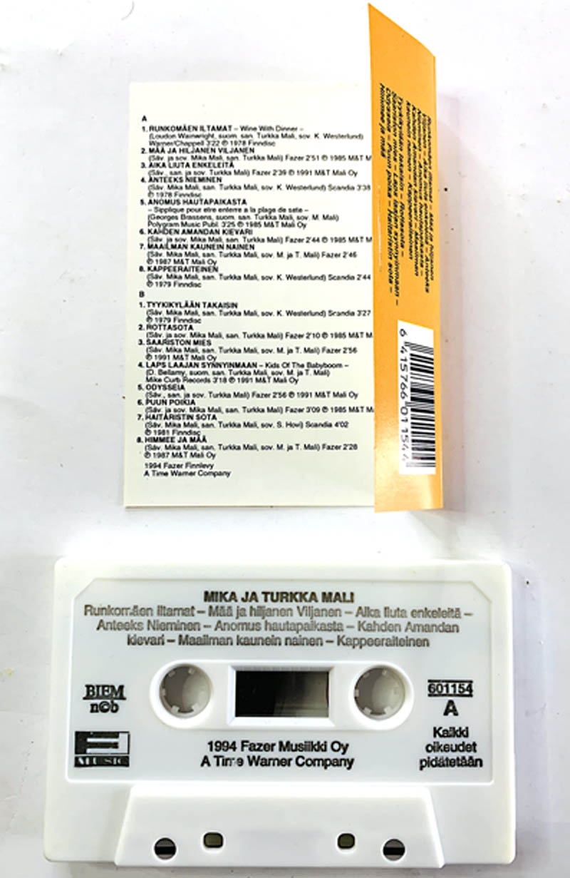 Mali Mika ja Turkka Suomen Parhaat - musiikkikasetti