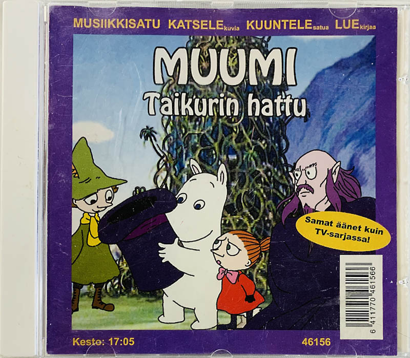 Muumi Taikurin hattu (samat äänet kuin TV-sarjassa) - CD