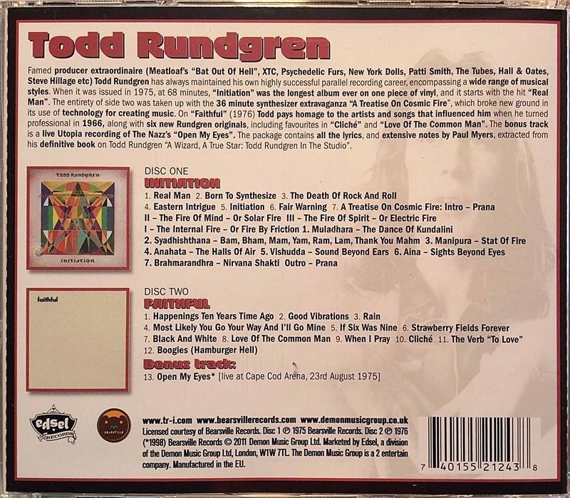 Rundgren Todd CD, year 1975/1976